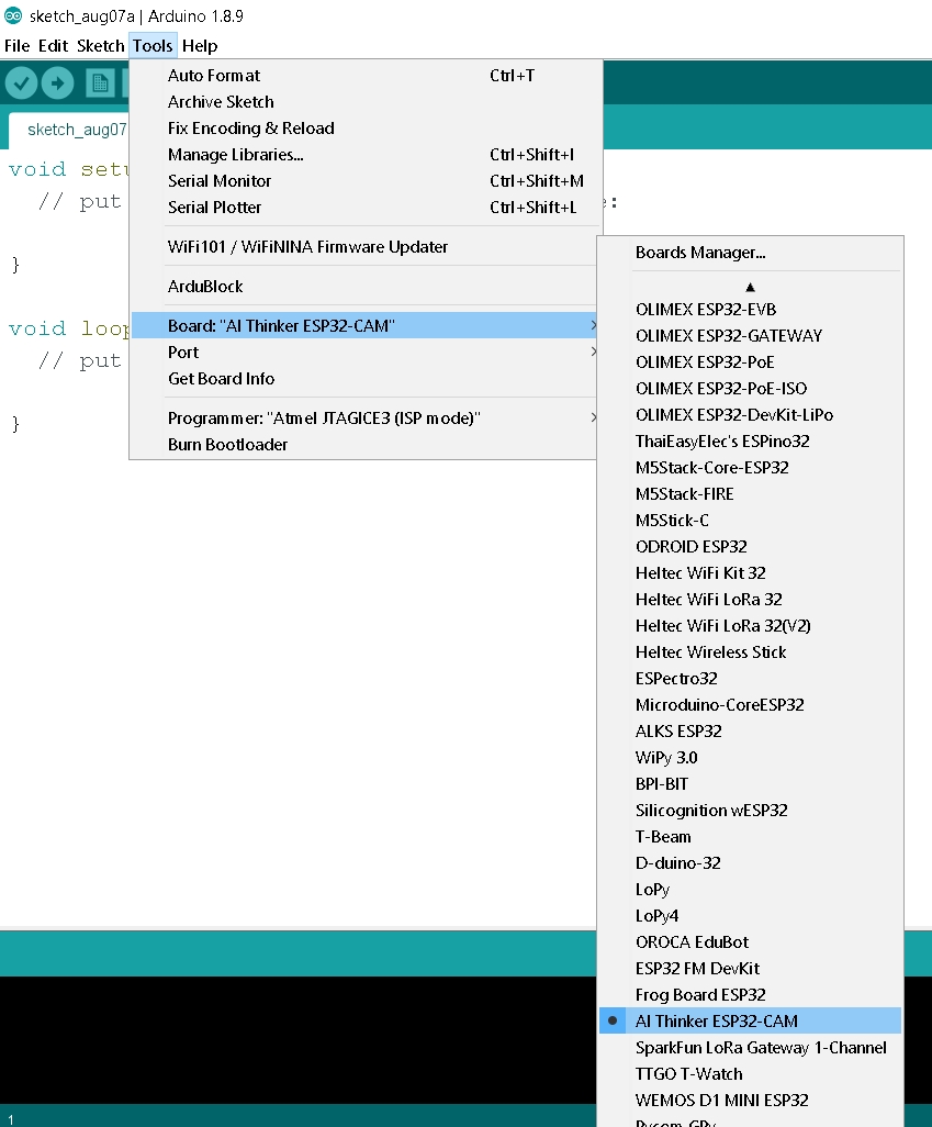 How to Begin and Blink a LED with ESP32 CAM Board